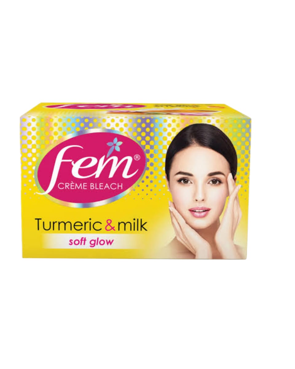 Fem Cream Bleach Turmeric & Milk Soft Glow Fem Cream Bleach Turmeric & Milk Soft Glow